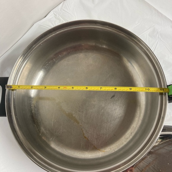 Other | Waterless Greaseless 11 Inch Skillet Pan Cookware T34 Stainless ...